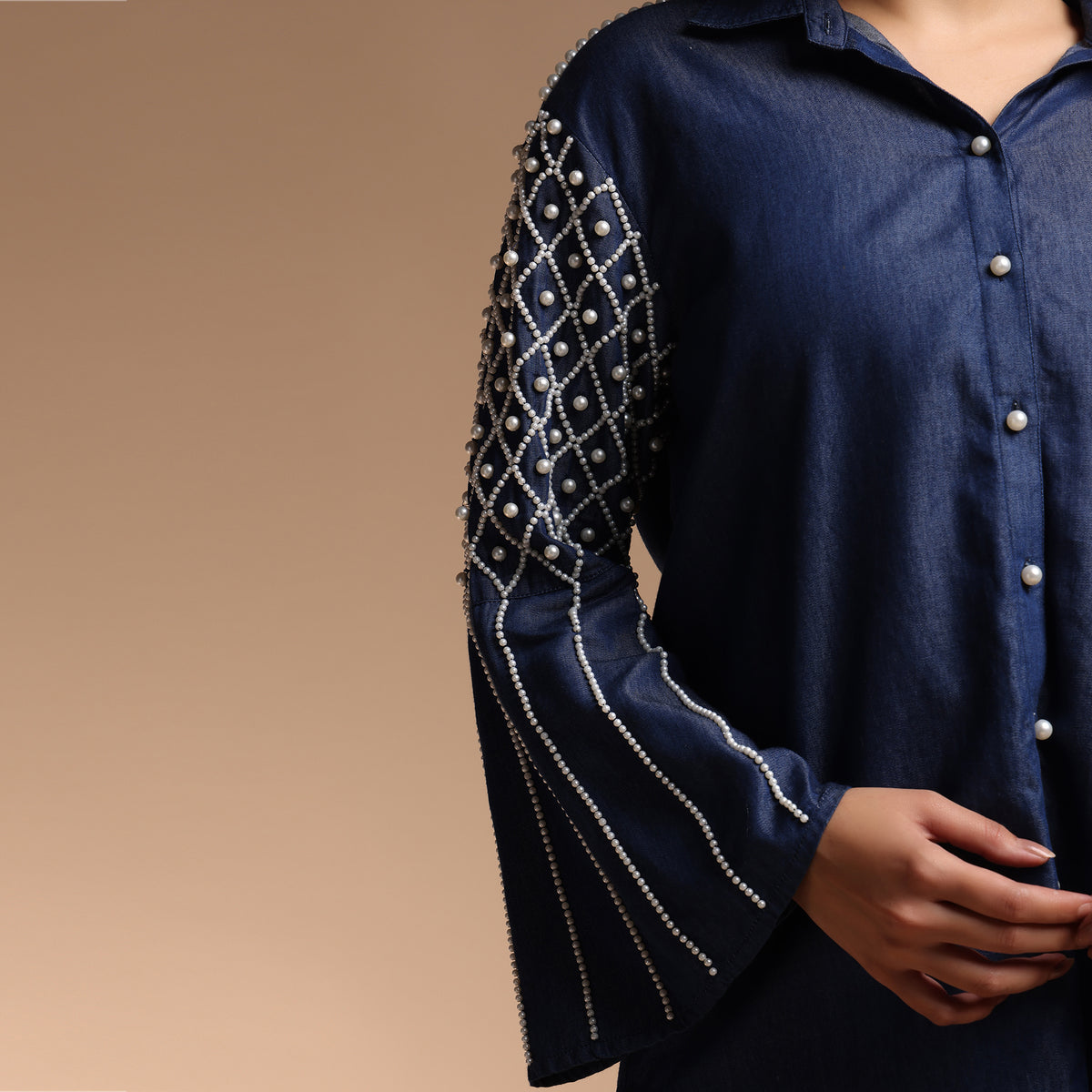 Moonlit Pearl Shirt – Label Tresor
